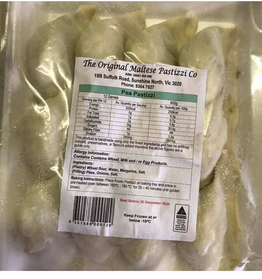 OMP Pea Pastizzi – Fresh 4 U